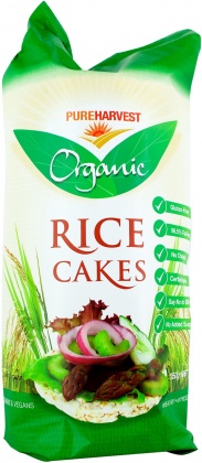 Organic Rice Cakes 150g (Pure Harvest) *Gluten Free - Farm Fresh Organics