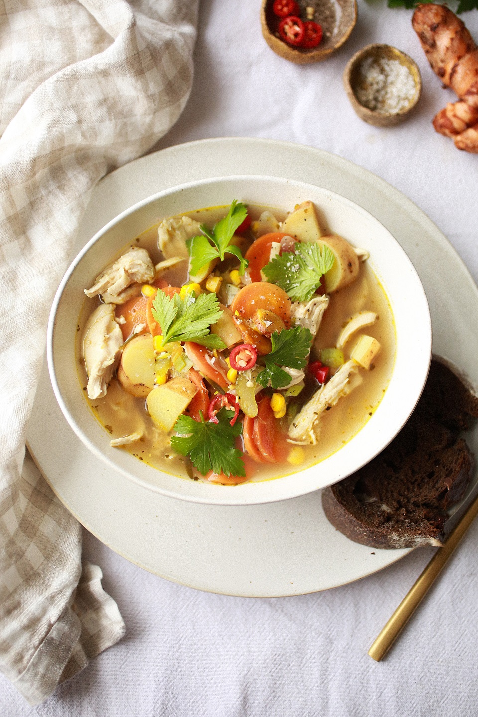 Organic Immune Loving Chicken Soup