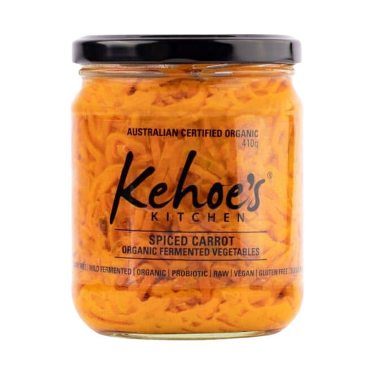Organic Sauerkraut - Spiced Carrot 410g (Kehoe's Kitchen) - Farm Fresh ...