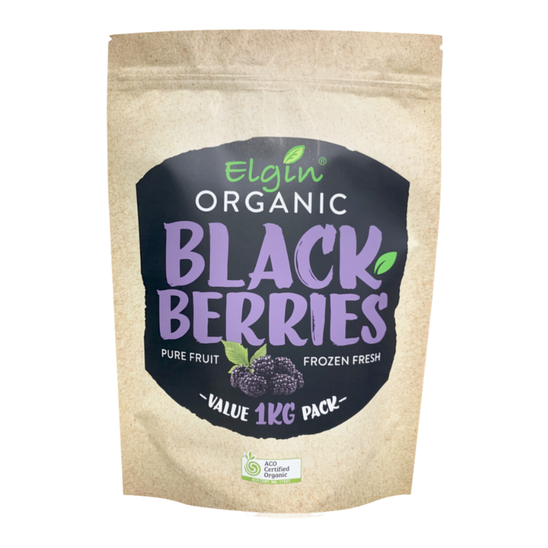 Organic Frozen Blackberries | Rich in Antioxidants & Fiber
