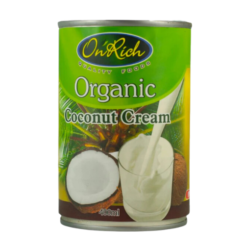 Organic Coconut Cream 400ml (On Rich) - Farm Fresh Organics