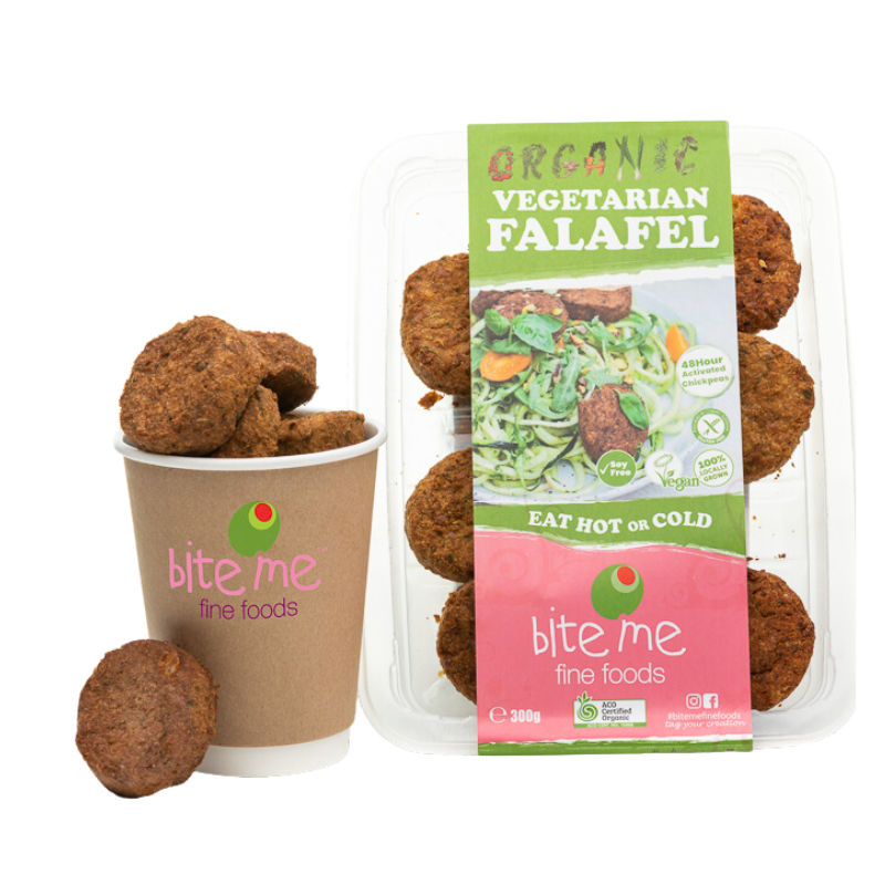 Organic Frozen Falafels - Vegetarian 300g (Bite Me) - Farm Fresh Organics